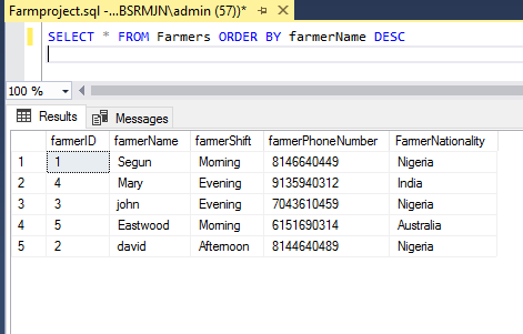SQL PART 1: Using SQL to build a real life farm management database in ...