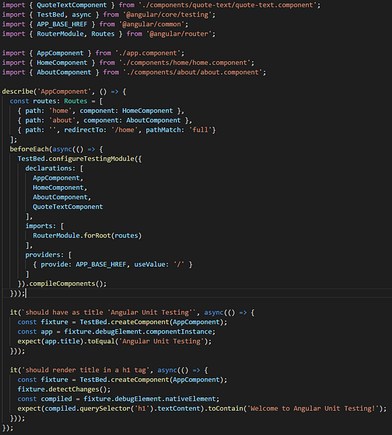 Angular: Unit Testing Jasmine, Karma (step by step) | by Santiago ...