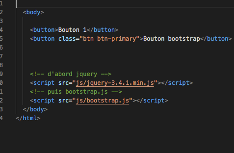 Comment intégrer Bootstrap dans une page HTML | by Jean Claude Mbiya | Medium