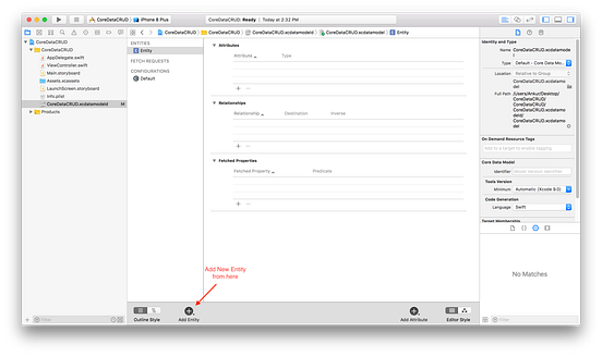 Core Data (CRUD) with Swift 4.2 for Beginners | by Ankur Vekariya | Medium