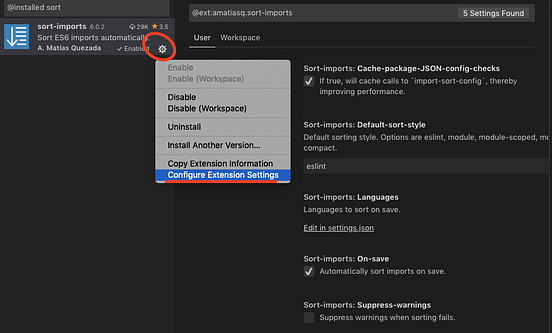 Using Eslint Prettier And Sort Imports Vscode Extensions For Formatting Open Source Project 2690