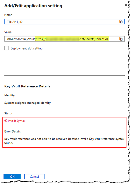 Troubleshooting Azure Key Vault References in Azure Function Apps | by Dhyanendra Singh Rathore ...