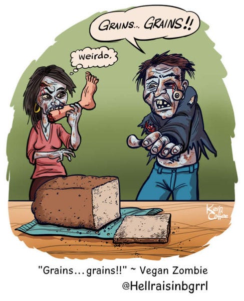 A Vegetarian Zombie Confessional. I’d give an arm and a leg for a good ...