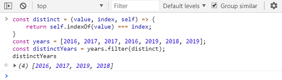 JavaScript Array Distinct(). Ever wanted to get distinct elements… | by Changhui Xu | codeburst
