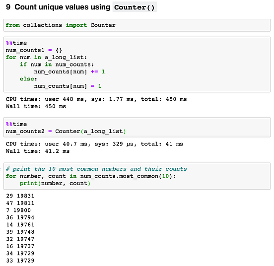 Ten Tricks To Speed Up Your Python Codes | by Jun | Towards Data Science