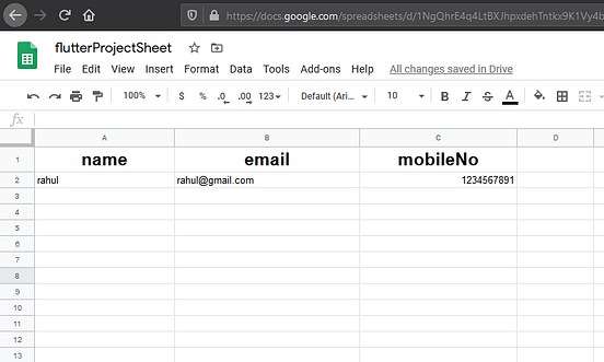 Store data from Flutter App to Google Spreadsheet using Google AppScript | by Laxminarayan ...