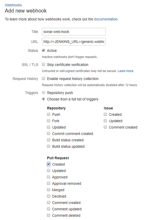 Automatically Analyze Code With Sonarqube When A New Pull Request Is Created In Bitbucket Cloud