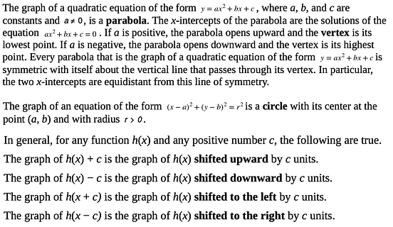 GRE Quant/Math Section Review Cheat Sheet | by Milan M. | Medium