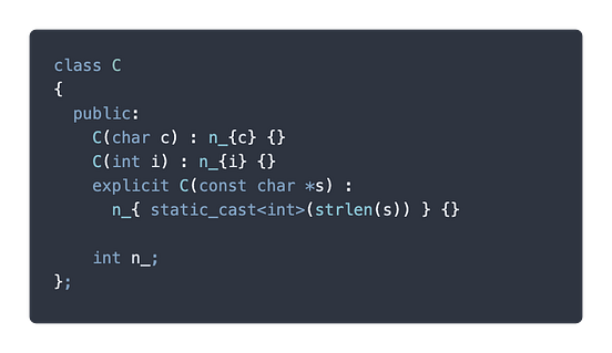潮．C++20 | explicit 關鍵字大解析. 最常聽到 explicit 這字就是掛在類別 constructor… | by ...
