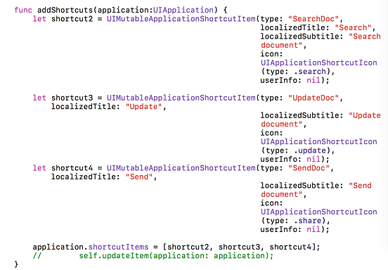 How To Implement 3d Touch To Use Application Shortcut Items In Ios Devices By Ravi Shah Medium