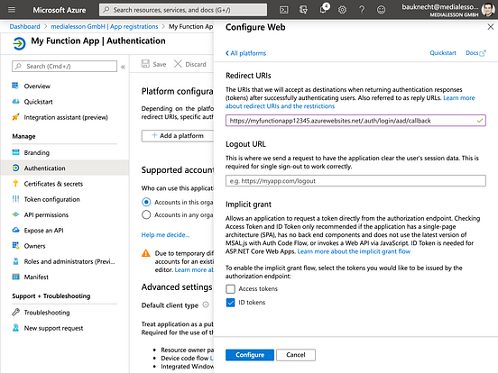 Protecting Azure Function apps with Azure AD Authentication ...