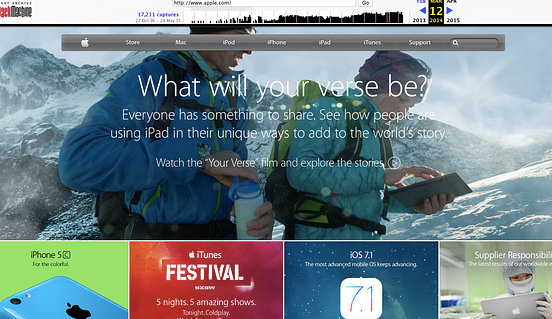 The Evolution of Apple.com. Within the past few decades, Apple has ...