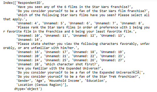 Star Wars Survey— Cleaning, Exploring Data set for Beginners | by Nakshatra | Analytics Vidhya ...