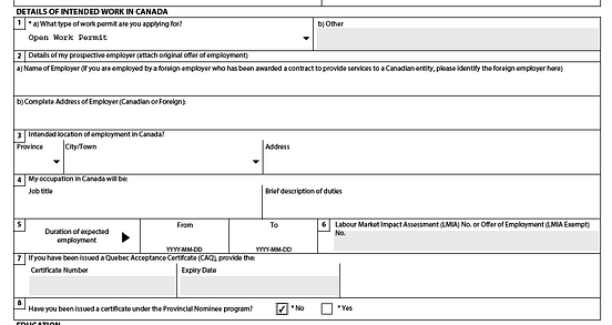 Bridging open work permit (BOWP) application guide | Medium