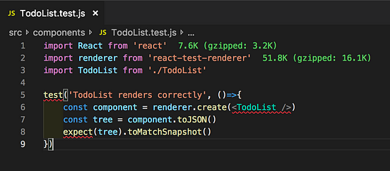 Todo App With React Js — Part 3 Snapshot Testing With