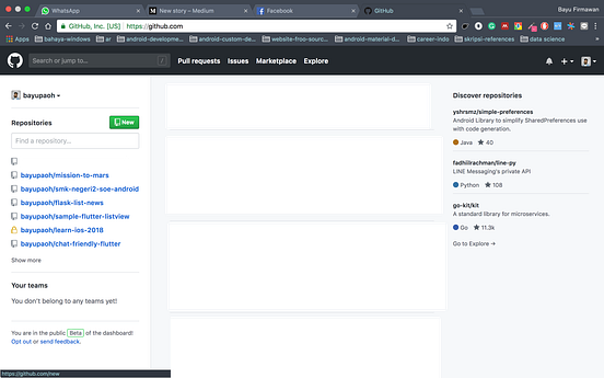 Kolaborasi Code dengan Git dan Github | by Bayu Firmawan Paoh | Medium