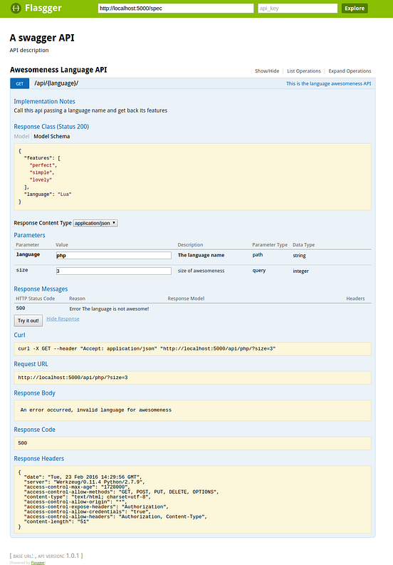 Flasgger —an API playground with Flask and Swagger UI | by Sukanya Bag | Analytics Vidhya | Medium