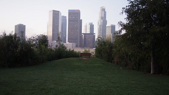 5 LA parks that have views of the Los Angeles skyline. | by 2 Live And ...