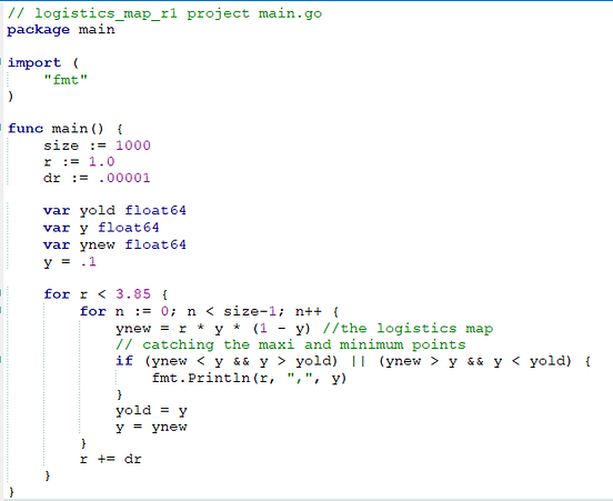 The Beauty of the Logistics Map (Equation) with Python Code and Golang ...