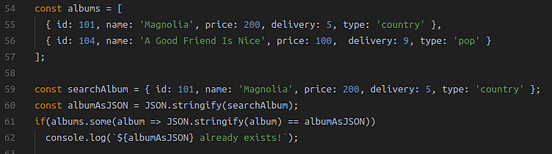 JS .includes() vs .some(). JavaScript array is a powerful data… | by ...