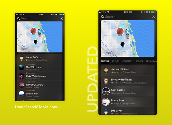 This is how I wish Snapchat redesigned the app… | by Kelly Graver | Medium