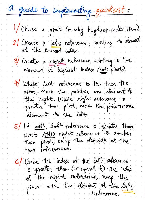 Pivoting To Understand Quicksort [Part 1] | by Vaidehi Joshi | basecs ...