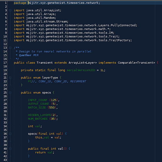 A Java Implementation Genetic Algorithm To Develop And Test Neural Networks With Parallel