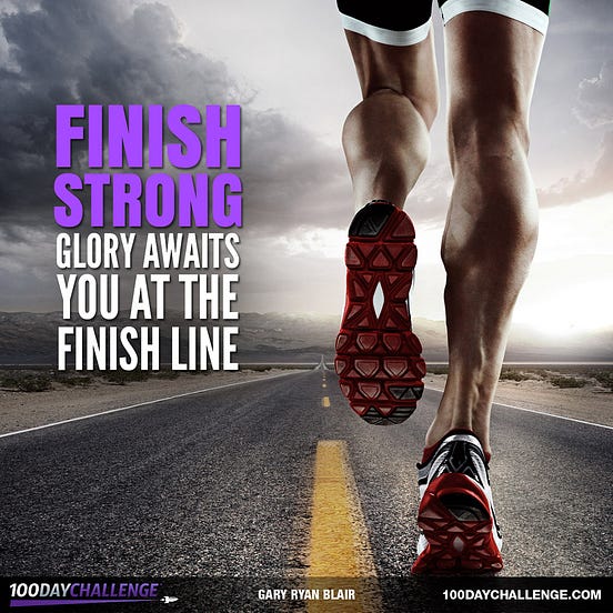 Finish Strong Motivational Posters - Mind Munchies - Medium