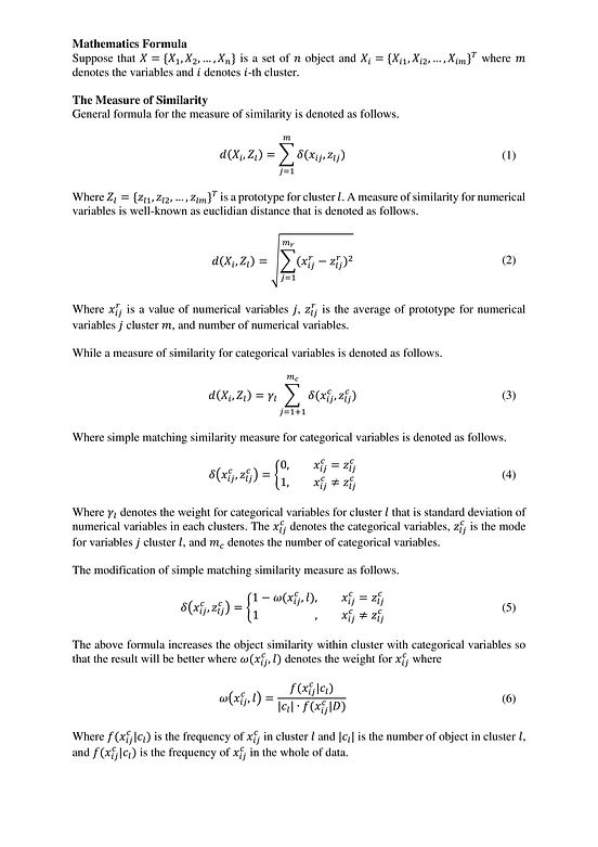 The K Prototype As Clustering Algorithm For Mixed Data Type 9796