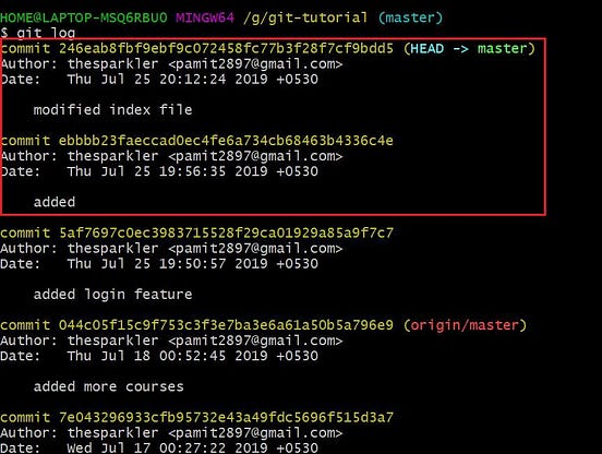 What is git commit, push, pull, log, aliases, fetch, config & clone ...