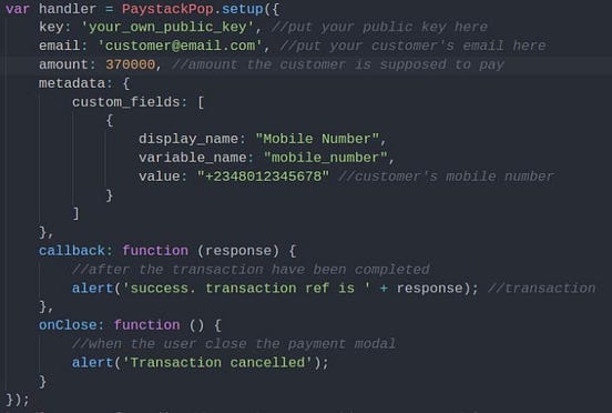 How To Integrate Paystack Checkout With Only HTML, CSS & JS. | by STEPHEN JUDE | Medium