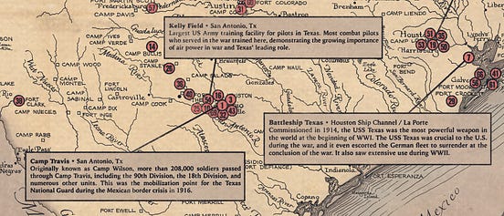 Texas and the Great War — a New Map at the GLO | by Texas General Land ...