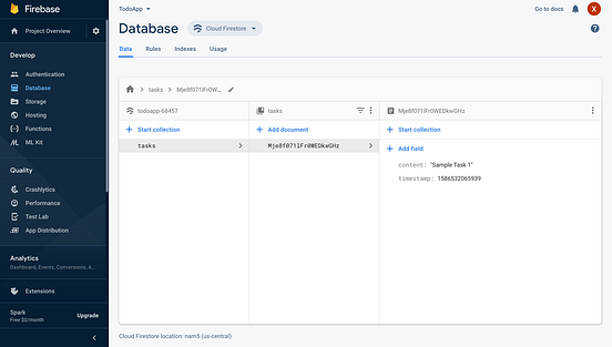 CRUD operations — Flutter & Firebase | by Yoganathan Shiv | Flutter Community | Medium