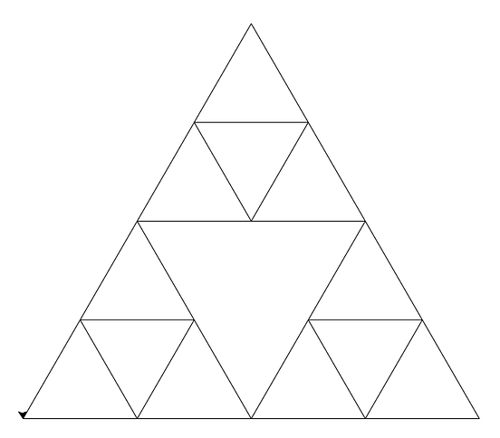 Recursion With Sierpinski’s Triangle | by Jake Shams | Medium
