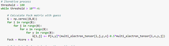Practical Introduction To Hartree Fock Algorithm Using Python By 2618