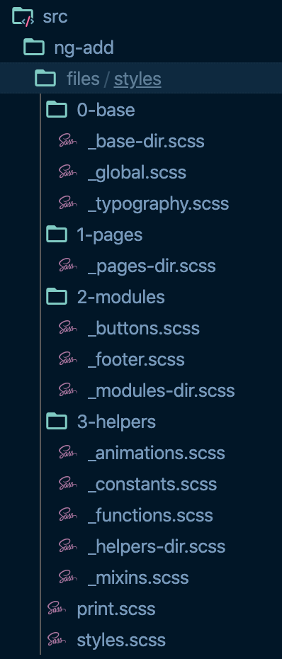 How to Structure SCSS in an Angular App | by Stefanie Fluin | The Startup | Medium