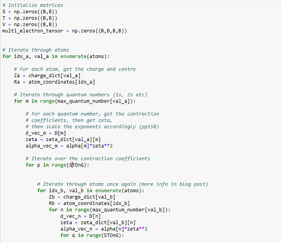 Practical Introduction to Hartree-Fock Algorithm using Python | by Laksh | Analytics Vidhya | Medium