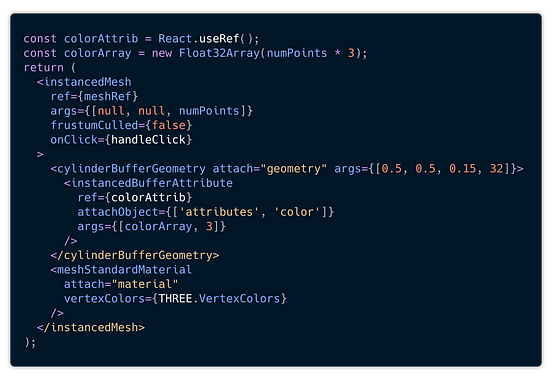 3D Data Visualization with React and Three.js | by Peter Beshai ...