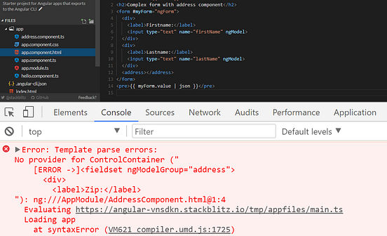 Angular: Nested template driven form | by Alexey Zuev | Medium