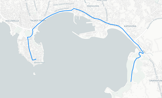 Measure driving distance, time, and plot routes between geographical ...