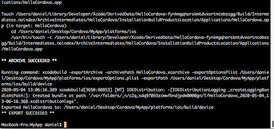 [Apache Cordova]實作第一個Hello Cordova，並且同時build到Web、iOS | by Daniel Yu | Medium