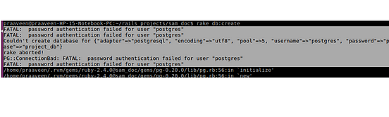Rails Postgres Error Authentication Failed By Praaveen Vr Medium