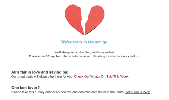 We’re sorry to see you go. The 5 most annoying unsubscribe… | by Elli ...