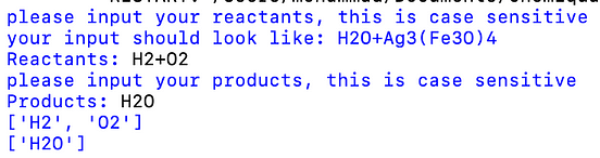 Balancing Chemical Equations With Python By Mohammad Ali Bandzar The Startup Medium