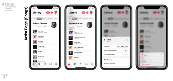 Redesigning the Apple Music app— UI/UX Case Study | by Jaymie Gill ...
