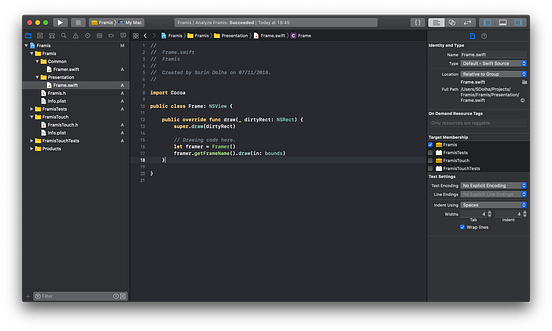 Setting Up An Xcode Project To Develop Cocoa And Cocoa Touch Frameworks Sharing Common Code