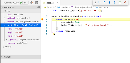 Debug AWS Lambda functions with Thundra Online Debugging | by Serverless Guru | Serverless Guru ...