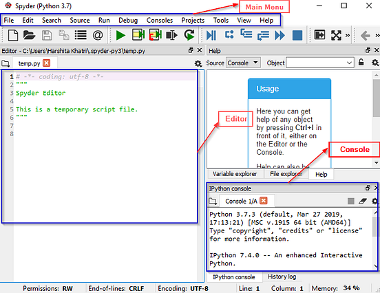 What is Python Spyder IDE and How to use it? | by Wajiha Urooj ...