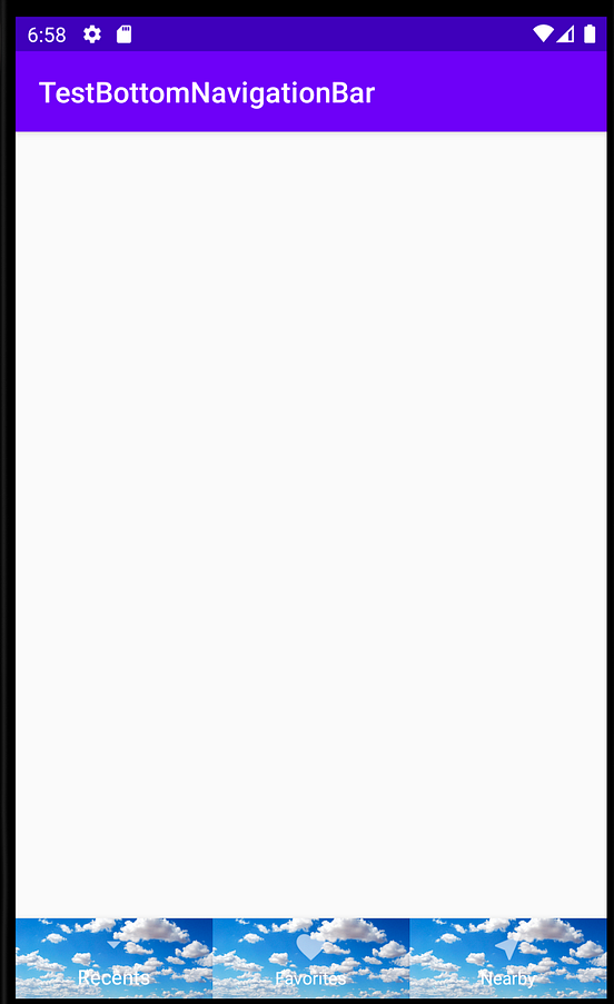 Android Bottom Navigation Bar Change Color or Image Tutorial using ...