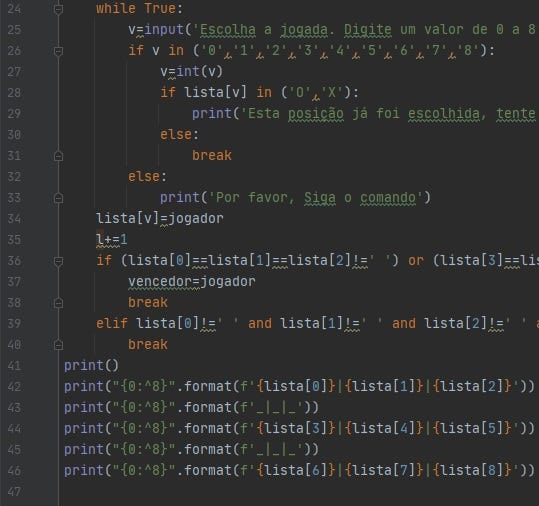 Jogo da velha no Python. Um Clássico … | by Caio Bastos Iracema | Normalizando os Dados | Medium